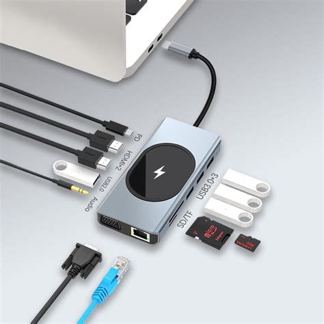 Buy Wholesale China 13 In 1 Hdtv Multifuctional Hub Usb 3 0 Converter Portable 15w Wireless