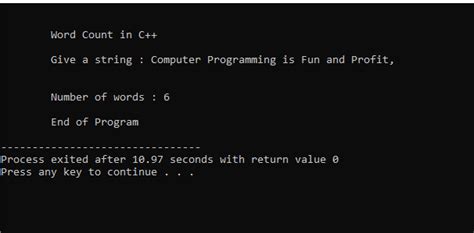 Word Count In C Free Computer Programming Source Codes To All