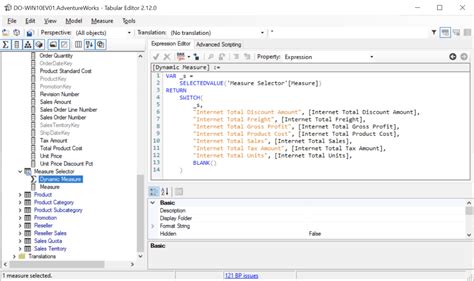 Generating A Dynamic Measure Selector