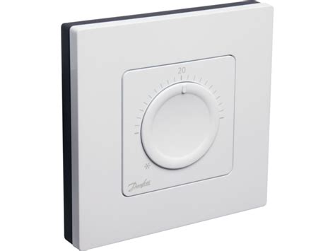 Raumthermostate Danfoss Icon Dial Ap 230 V 088u1005 Schwarz Stahl Ag