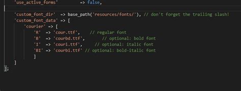 Custom Font Not Picked Up · Issue 77 · Mccarlosenlaravel Mpdf · Github