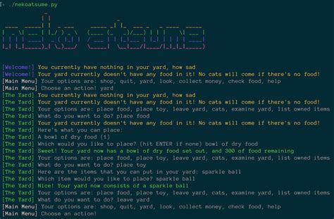 GitHub SwartzCr Nekoatsume A Commandline Neko Atsume Game