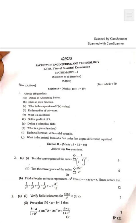 Define A Solenoidal Field H What Is A Gama Function I Define A Bern
