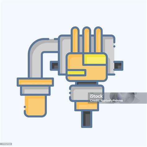 아이콘 연료 리젝터 자동차 정비 기호와 관련이 있습니다 낙서 스타일 심플한 디자인 편집 가능 간단한 일러스트레이션 개발에 대한 스톡 벡터 아트 및 기타 이미지 Istock