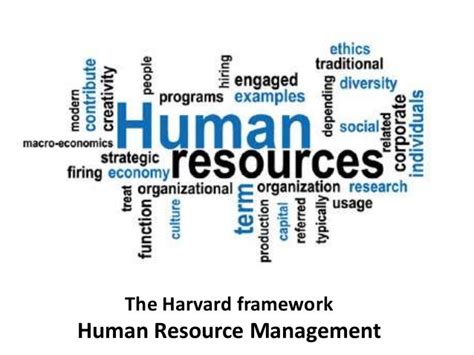 the harvard framework human resource management manu melwin joy