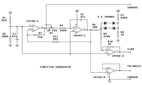 Electronics EveryWhere OPAMP FUNCTION GENERATOR