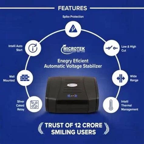 Single Phase Microtek Automatic Voltage Stablizer EMT 0790 At 1249 Piece In New Delhi