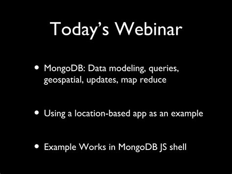 building a web application with mongo db ppt
