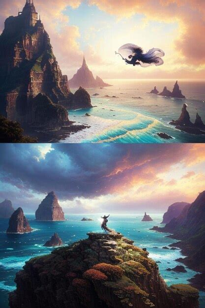 Premium Ai Image Dive Dynamic Wind Dangerous
