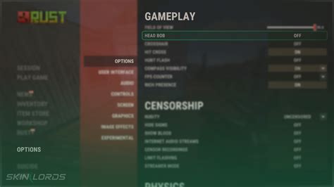 How To Disable Head Bobbing In Rust SkinLords