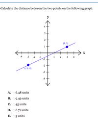 Answered Calculate The Distance Between The Two Bartleby