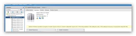 Vsphere Ha Failover Operation Warning Blog De Sistemas