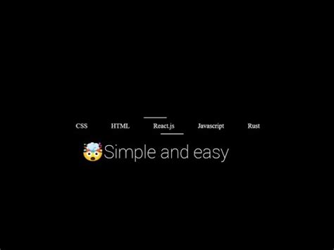 Create A Cool Hover Effect Navbar Using Only HTML And CSS YouTube
