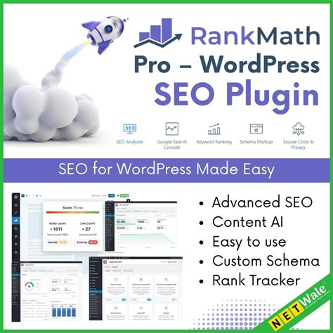 Rank Math Pro Wordpress Seo Plugin