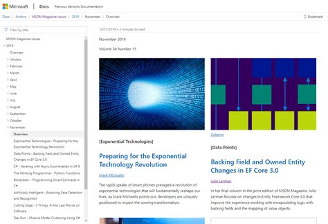 Msdn Mag Data Points Column Archives In Microsoft Docs The Data Farm