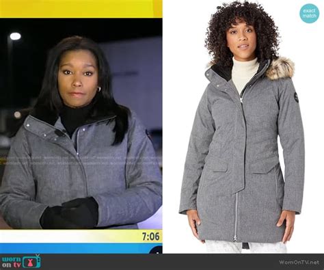 Wornontv Rashels Grey Down Jacket On Good Morning America Rachel Scott Clothes And