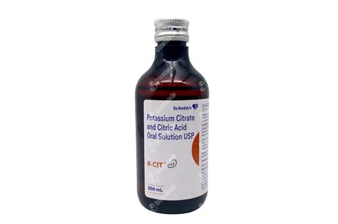 K Cit 334 1100 Mg Syrup 200 Ml Order K Cit 334 1100 Mg Syrup 200 Ml Online At Truemeds