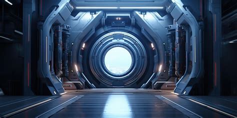Premium Ai Image Ai Generated Ai Generative Futuristic Space Ship