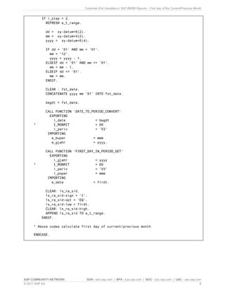 Customer Exit Variables In Sap PDF Programming Languages Computing