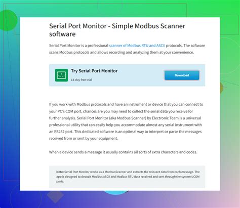 How Can I Sniff Modbus Data Data Analysis Eyefi Forum