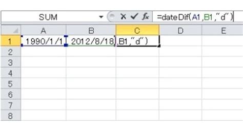 Excelで特定期間の日数を計算する方法～「datedif関数」 ライフハッカー・ジャパン