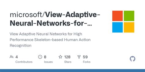 Github Microsoftview Adaptive Neural Networks For Skeleton Based Human Action Recognition