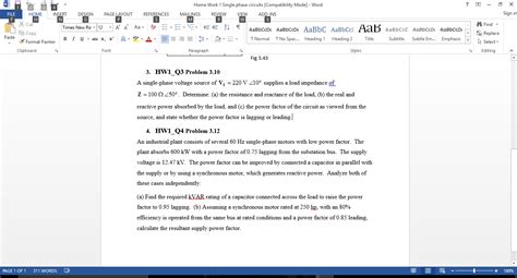 Solved A Single Phase Voltage Source Of V S 220 V 10