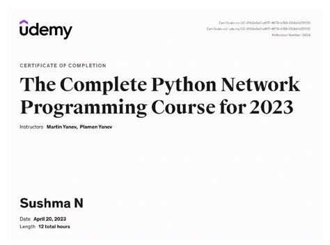 Sushma N On Linkedin Udemy Udemylearning Pythoncourse