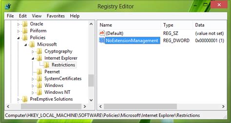 Manage Add Ons In Internet Explorer Is Grayed Out