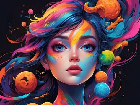 Premium Photo Digital Aura Aigenerated Nft Art Exploration Generative Ai