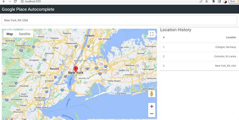GitHub YasiruDev Google Place Auto Complete