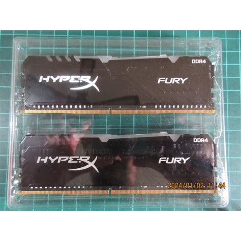 金士頓 Hyperx Fury Ddr4 3200 8gb 桌上型超頻記憶體 兩條一組 蝦皮購物