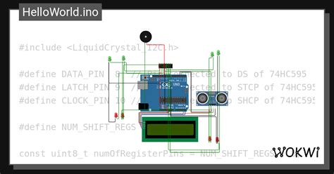 A Virtual Tape Measure Copy Wokwi ESP STM Arduino Simulator