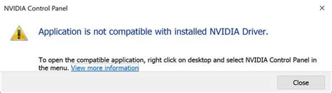 Fix NVIDIA Control Panel Is Not Compatible With Installed NVIDIA Driver In Windows