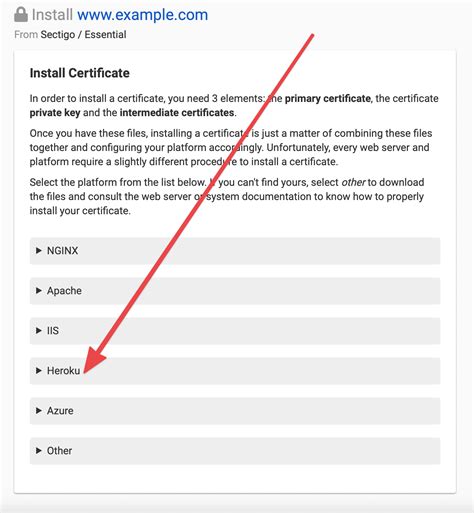SSL Certificates With Heroku DNSimple Help