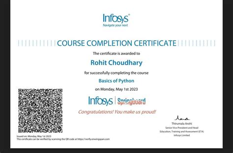 Rohit Choudhary On Linkedin Pythoncertificate Codingskills