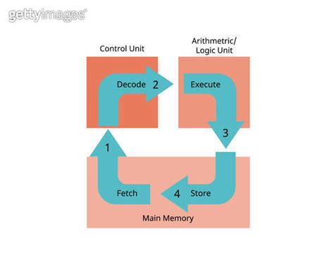 Process Of Cpu For Fetch Decode Execute And Store 1891044902 게티이미지뱅크