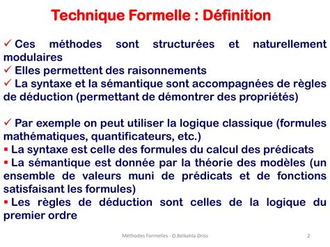 SOLUTION Chapitre 2 D Finitions Et Classification Des M Thodes Formelles Studypool