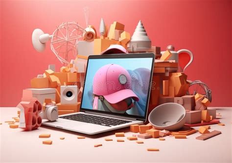 3d Cartoon Using Laptops And Sitting In Chairs Cute Cartoon Working Playing Social Media