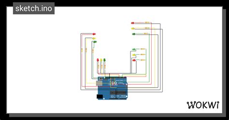 จราจนคนคุก Wokwi Esp32 Stm32 Arduino Simulator