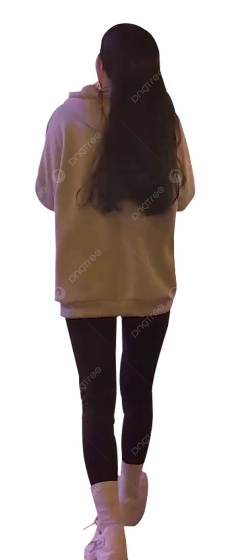 가을 낭만적인 산책 뒷모습 가을 소녀 여자애 Png 일러스트 및 이미지 에 대한 무료 다운로드 Pngtree