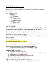 BISC Lecture Sex And Recombination Pdf Lecture Sex And Recombination