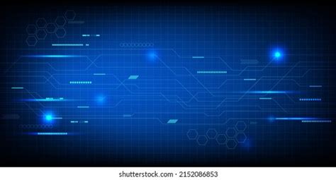 Vector Illustration Futuristic Modern Tech Digital Stock Vector Royalty Free 2176018623