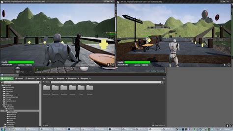Ue4 Multiplayer Third Person Shooter Blueprints Free Playable Demo