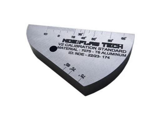 Personal Central Certification Stainless Steel Ut V2 Calibration Block For Aeronautical