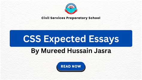 Css Expected Essays By Mureed Mureed Hussain Jasra