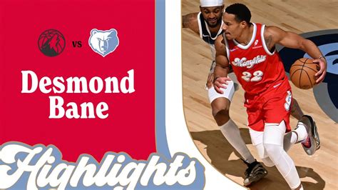 Desmond Bane Highlights Vs Minnesota Timberwolves Youtube