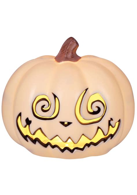 5 Inch Swirly Light Up Jack O Lantern Halloween Decorations