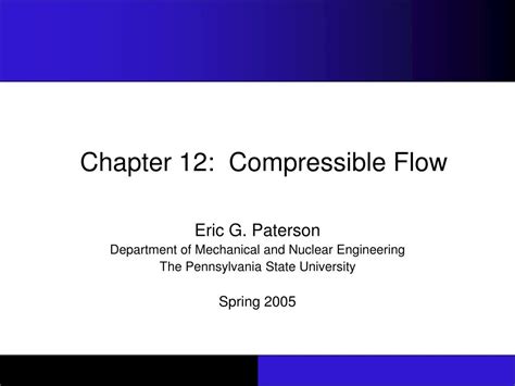 ppt chapter 12 compressible flow powerpoint presentation free download id 257593