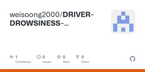 Github Weisoong2000driver Drowsiness Detection Using Deep Learning